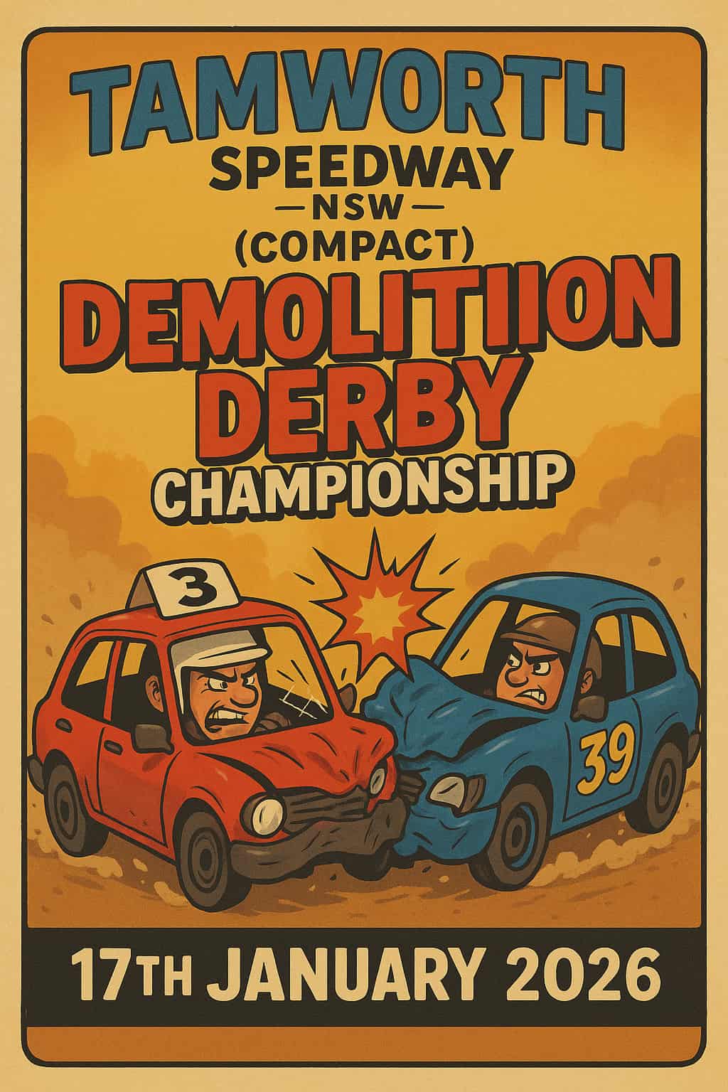 Tamworth Speedway 2026 NSW (Compact) Derby Championship - Australian ...